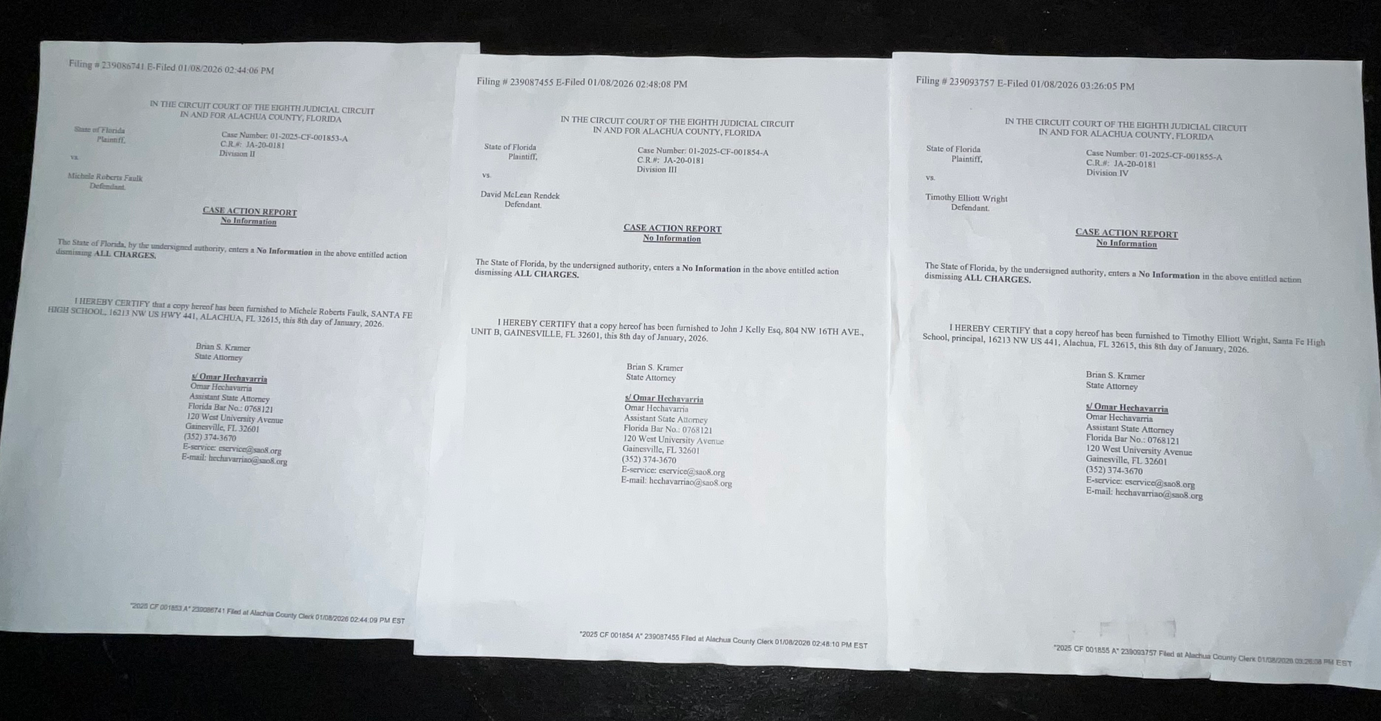 Division Chief Prosecutor Drops Santa Fe High School Faculty’s Cases ...