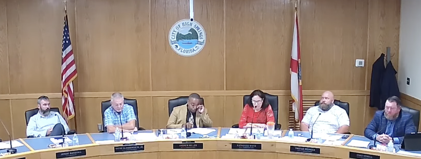 High Springs Commissioners Discuss Finances, Issues Arise