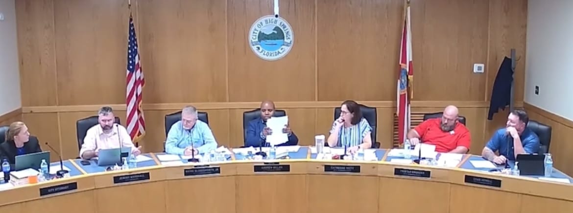 High Springs Officials Discuss Fire Cuts; Years Old Sewer Invoice Leads ...